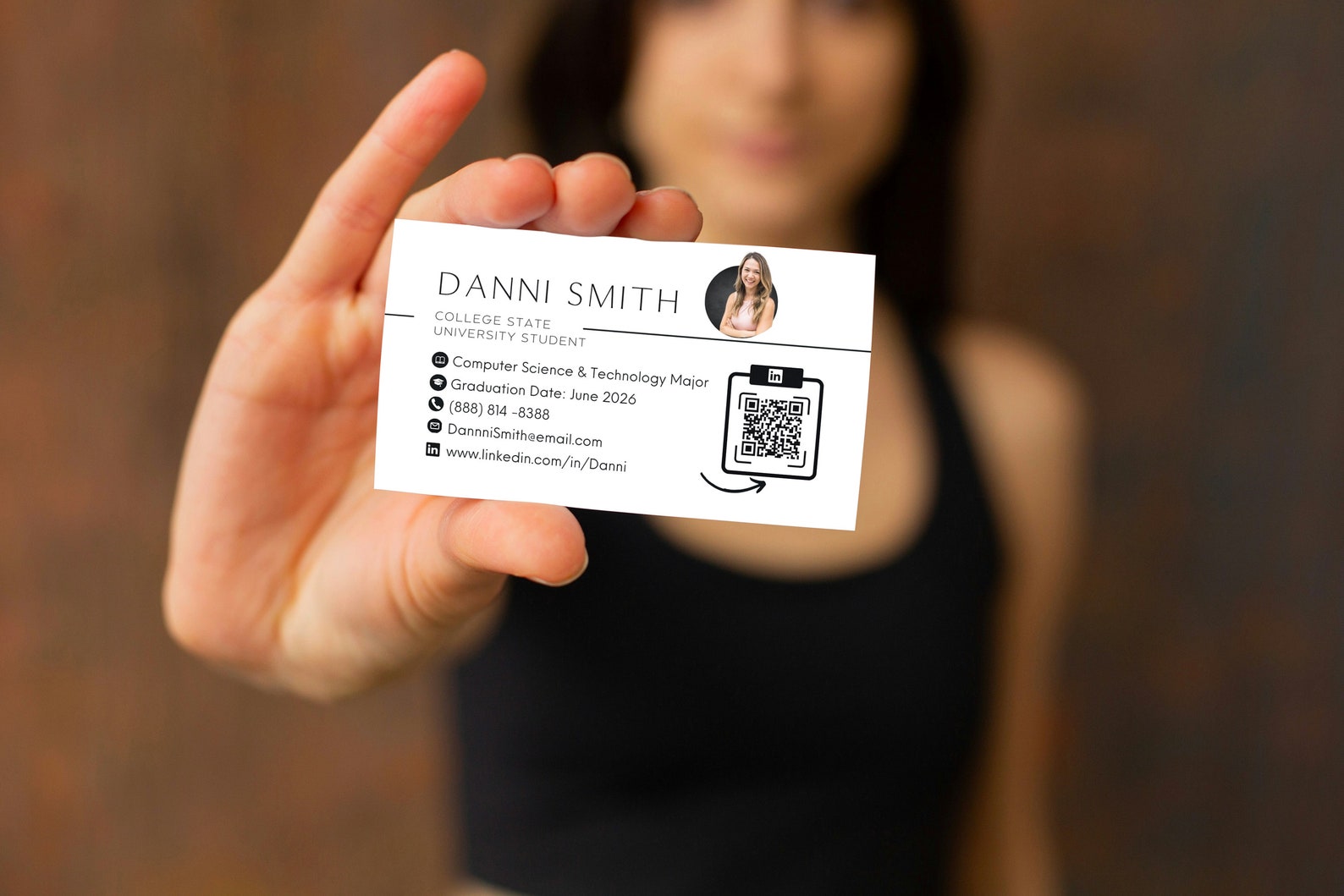Intern Inspired Elegant & Chic Minimalist Business Card Templates ...