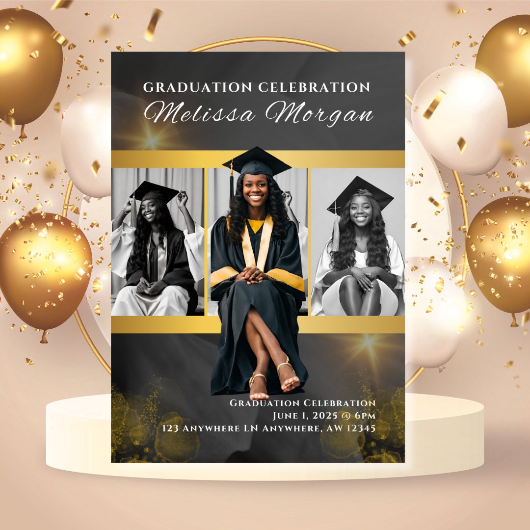 Custom Digital College & High School Graduation Flyer Design ...