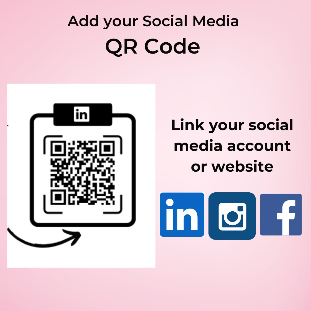 Social Media Influencer-inspired Digital Business Card Template Modern ...