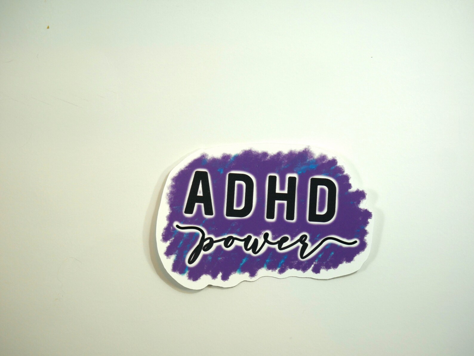 ADHD Power Vinyl Matte Sticker | Etsy