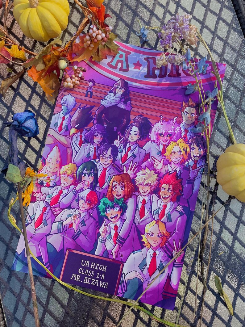 MHA | Class 1-A Poster - Etsy