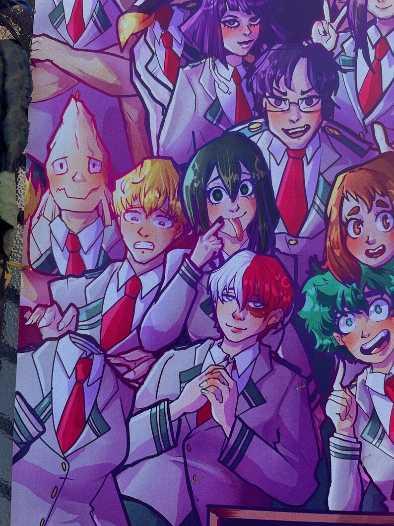 MHA Class 1-A Poster - Etsy