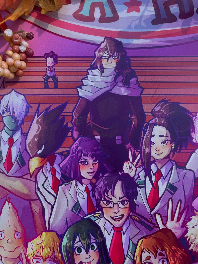 MHA Class 1-A Poster - Etsy