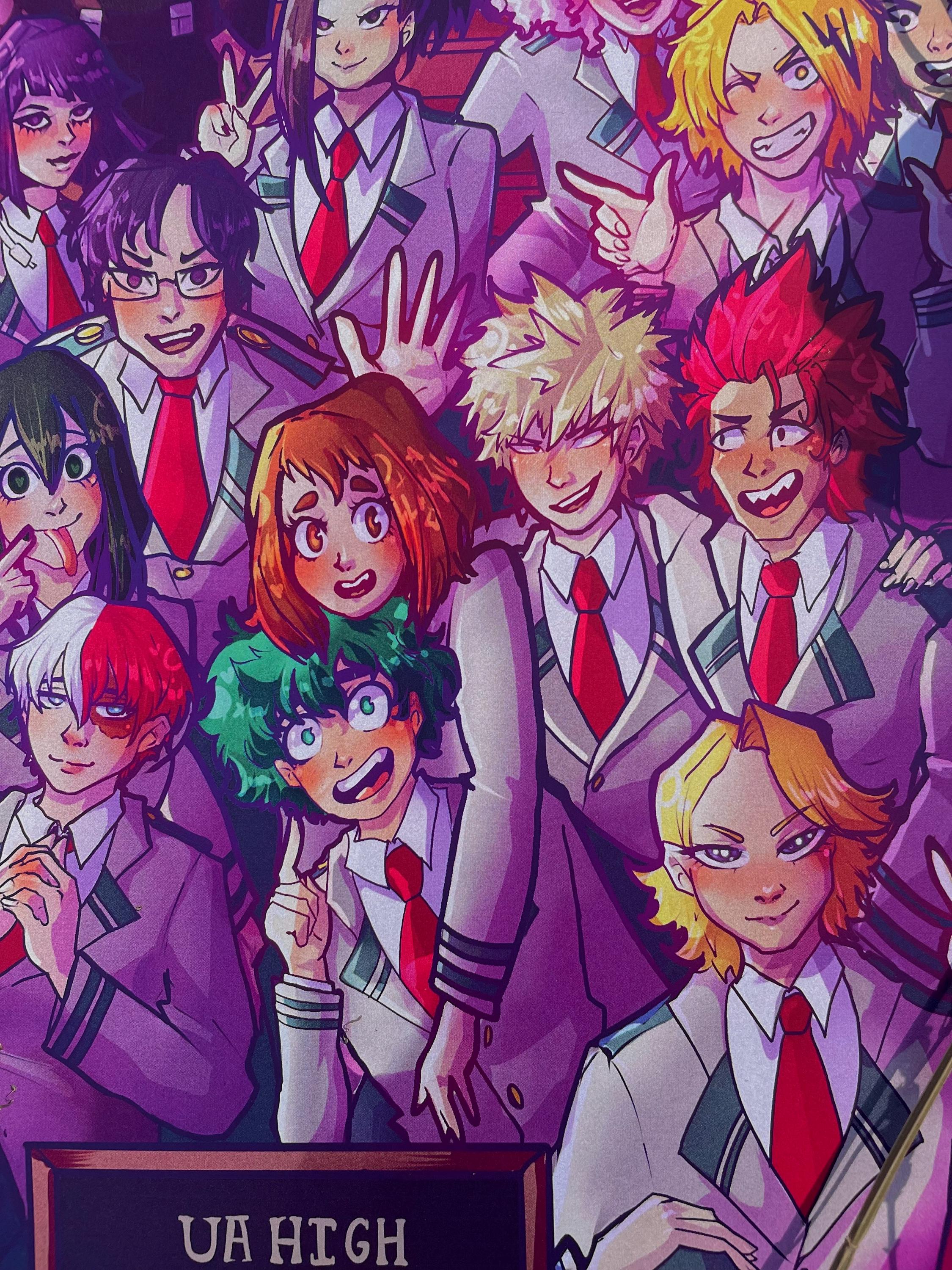 MHA Class 1-A Poster - Etsy