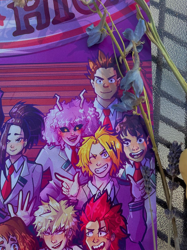 MHA Class 1-A Poster - Etsy