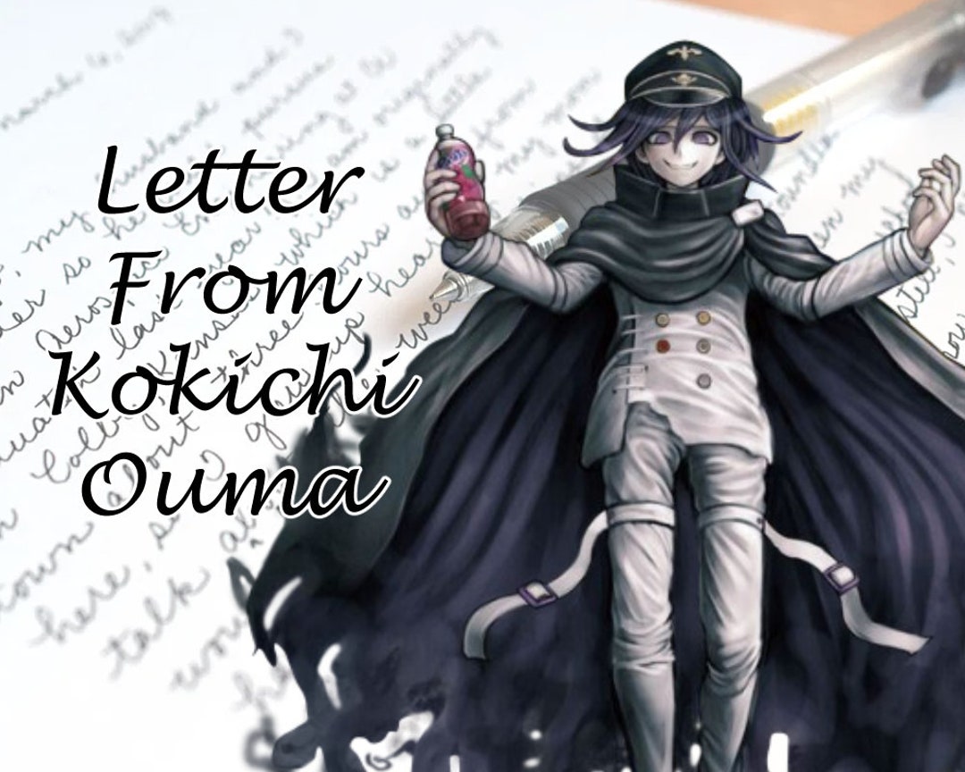 Letter From Kokichi Ouma letters From Your Comfort Character - Etsy