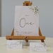 Eucalyptus Wedding Table Number, Custom Table Numbers, Table Name Signs ...