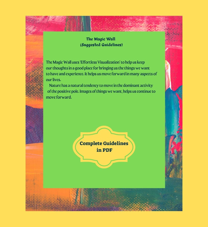 Magic Wall Printable, Magic Wall Vision Board, Magic Wall Dream Board ...