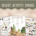 Desert Scavenger Hunt Kids Activity With I Spy and Who Lives in the ...