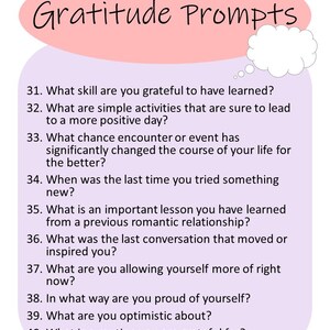 100 Meaningful Gratitude Prompts, Gratitude Questions, Writing Prompts ...