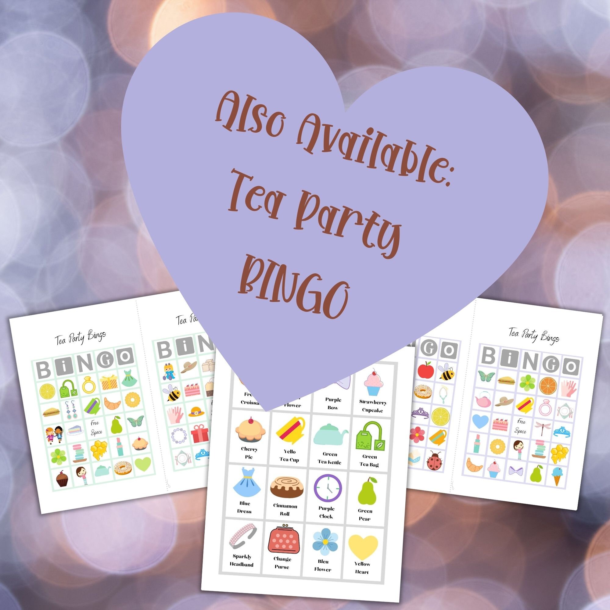 Tea Party Find the Tea Cup Game - Digital Printable - Etsy