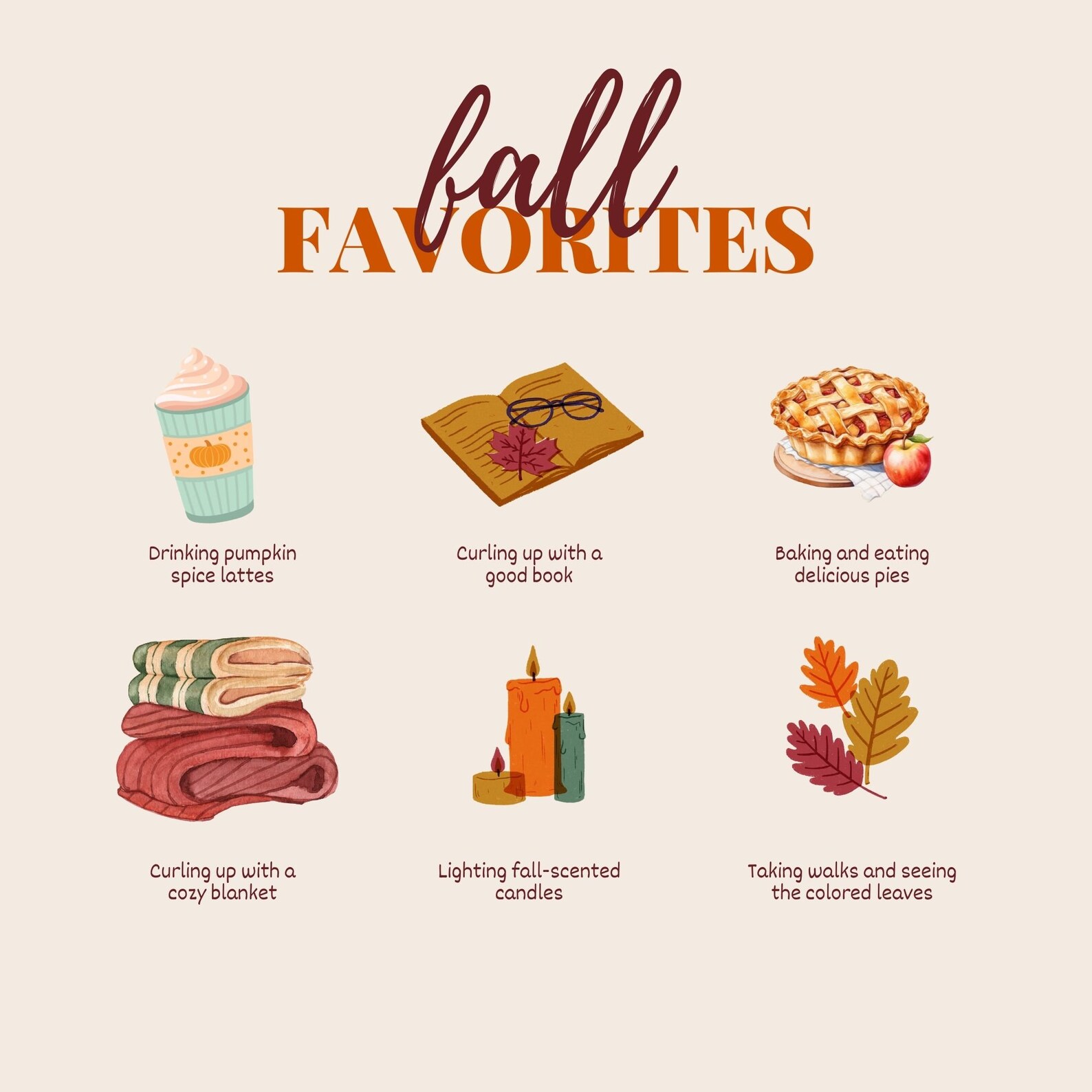Fall Bucket List Printable Checklist of Fall Activities Instant ...