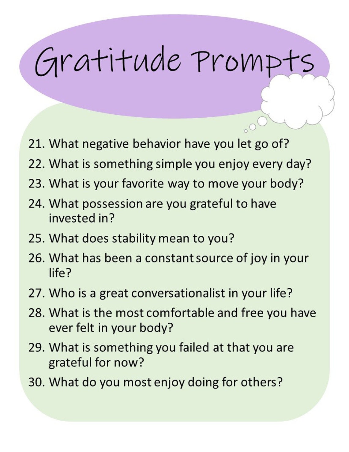 100 Meaningful Gratitude Prompts, Gratitude Questions, Writing Prompts ...