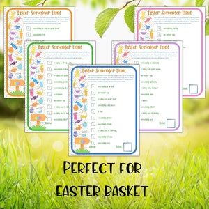 Easter Scavenger Hunt - Printable Activity for Kids - Etsy