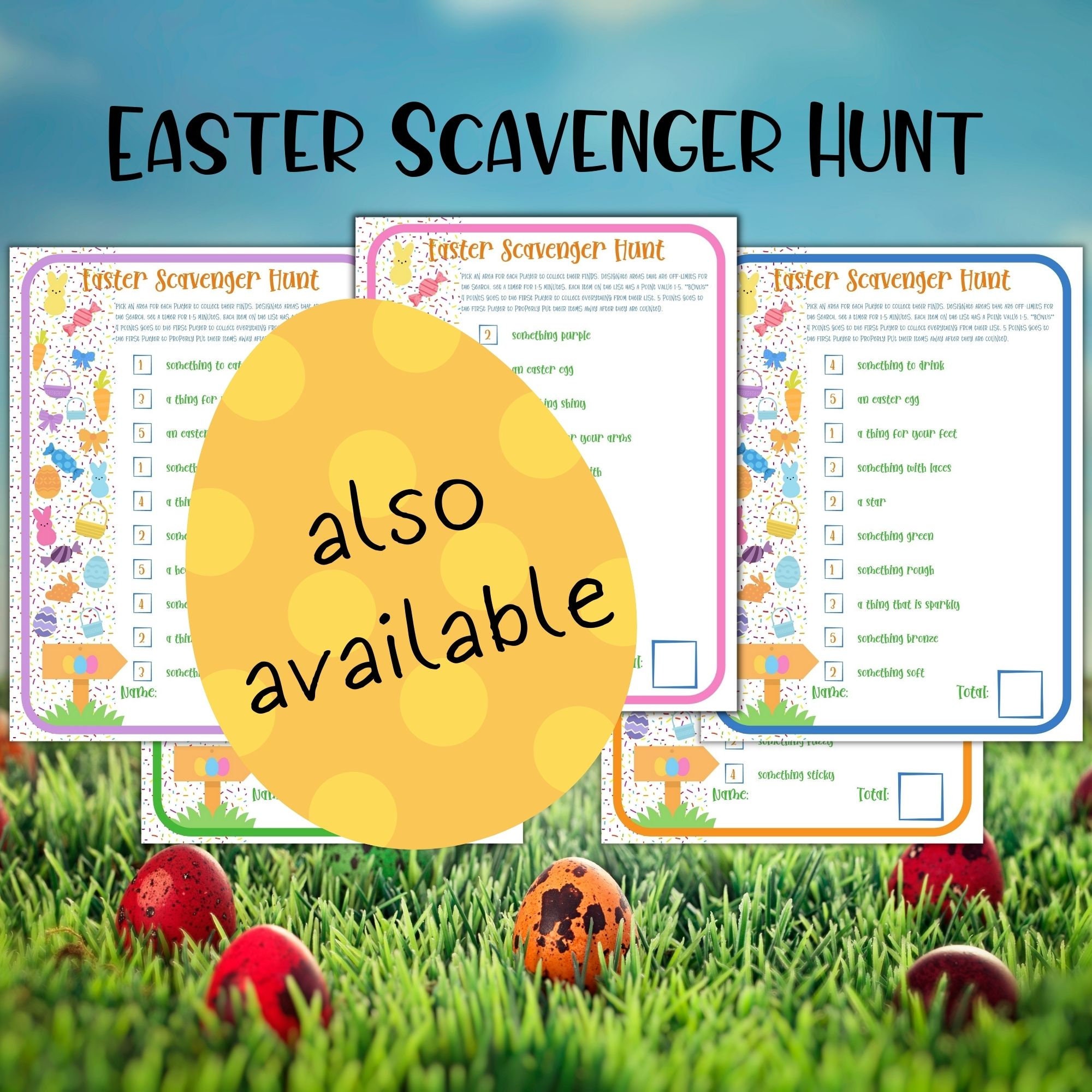 Find the Easter Eggs - Printable Activity for Kids - Etsy