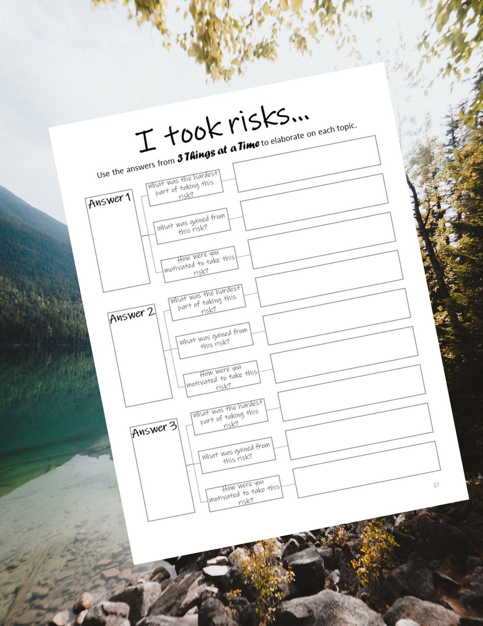 End of Year Reflection Workbook, Self-guided Workbook, Thought ...