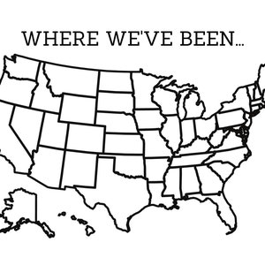 United States Travel Tracker Digital Printable - Etsy