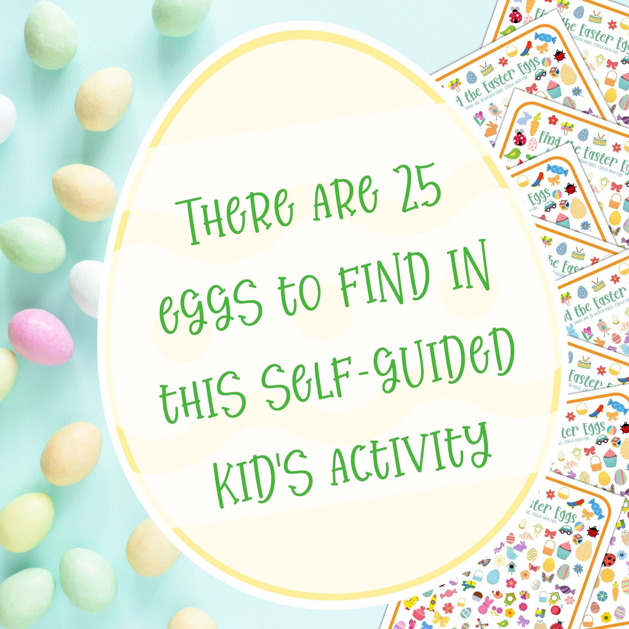 Find the Easter Eggs - Printable Activity for Kids - Etsy