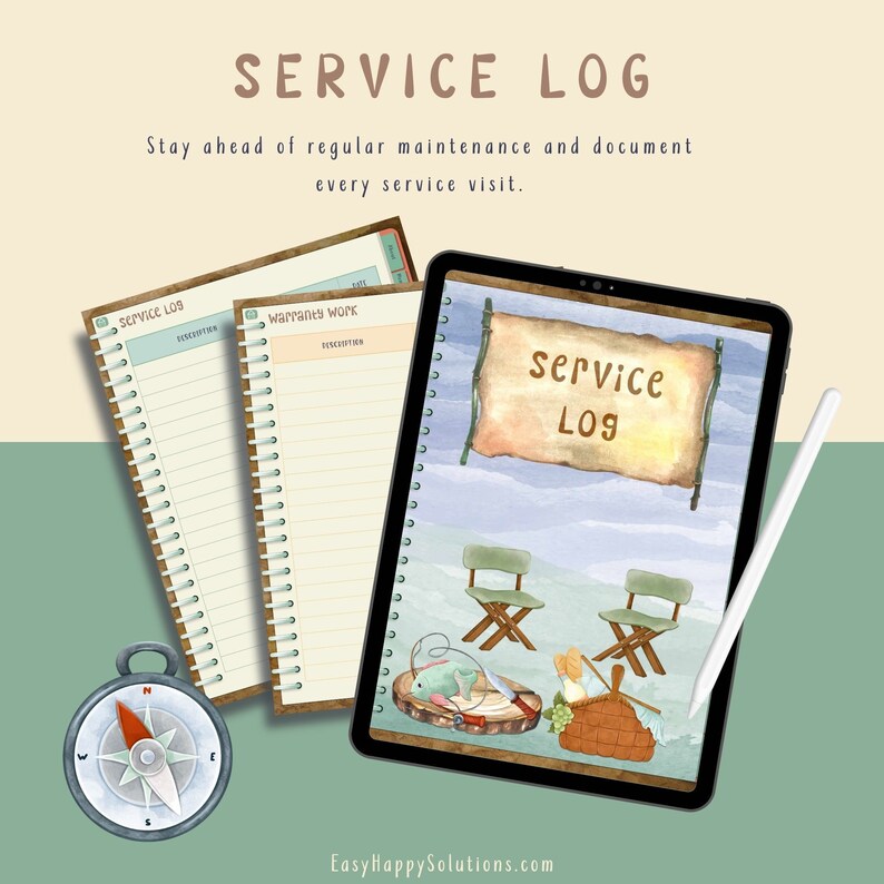 Digital RV Travel Journal RV Trip Planner RV Travel Tracker Goodnotes ...