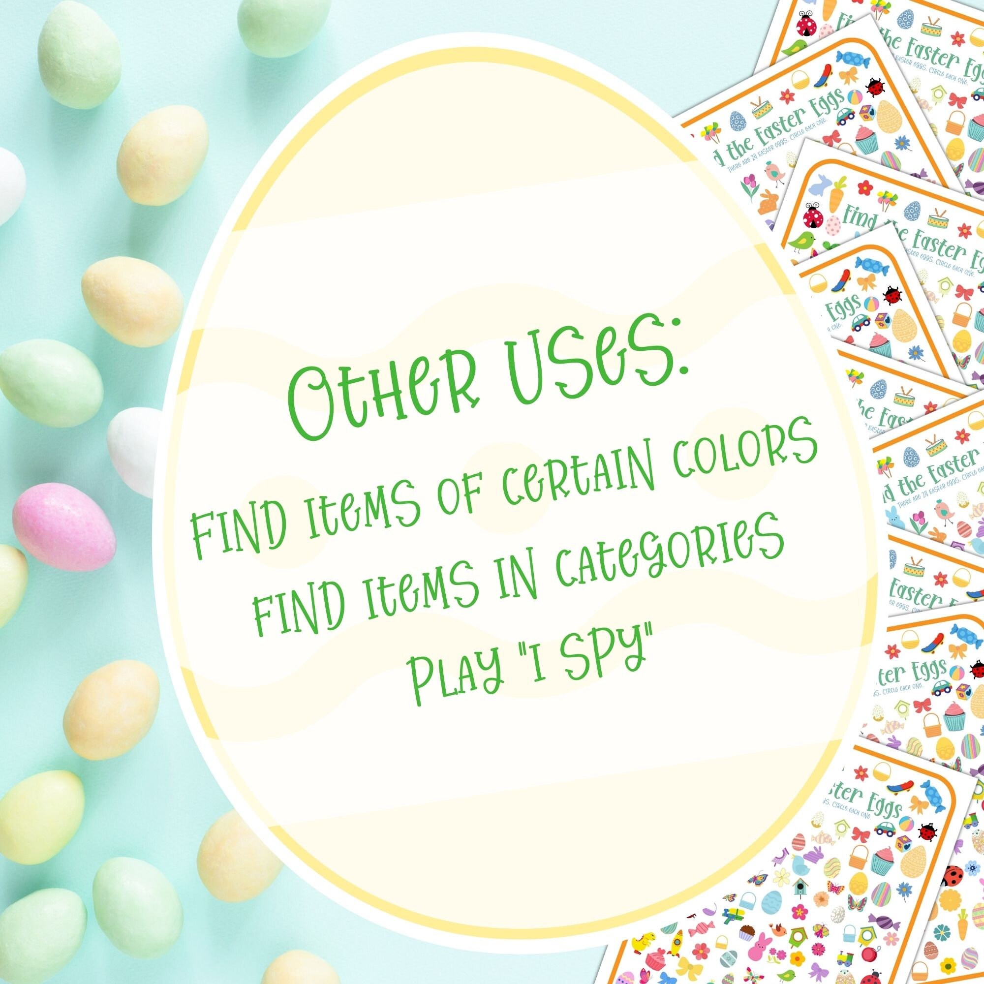 Find the Easter Eggs Printable Activity for Kids - Etsy