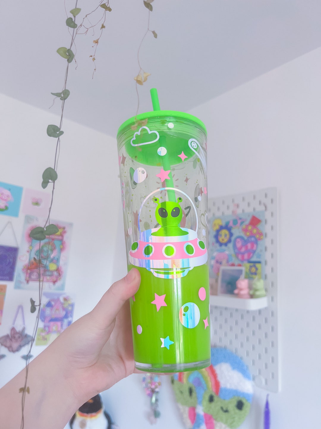 Alien Drip Lava Lamp Effect 710ml Acrylic Double Wall Tumbler - Etsy