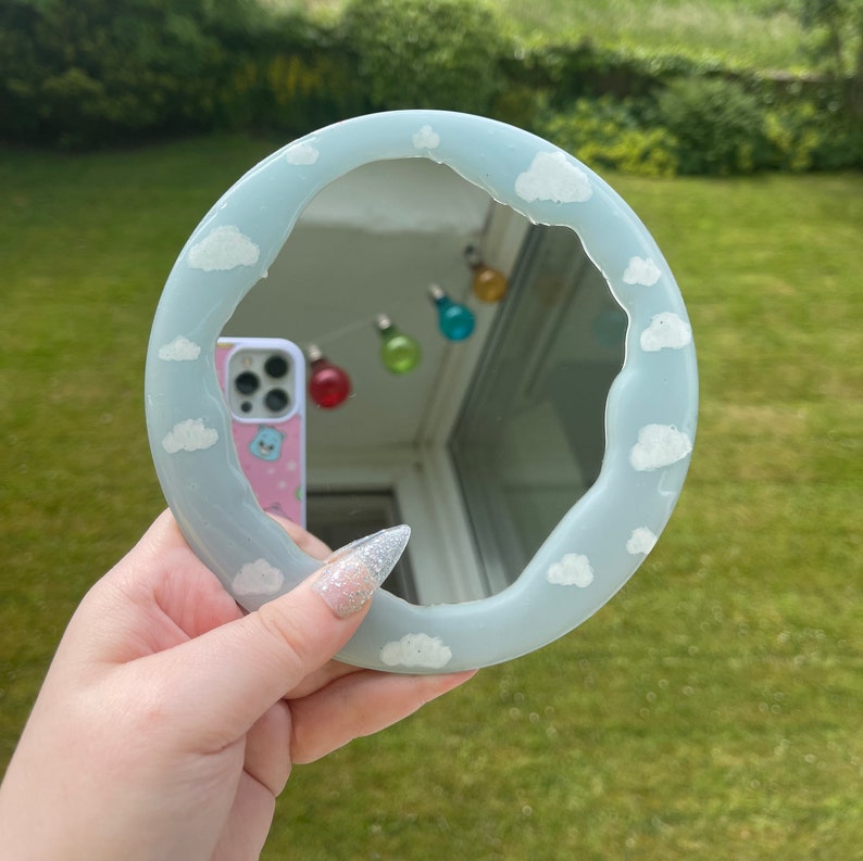 Resin Cloud Mirror - Etsy