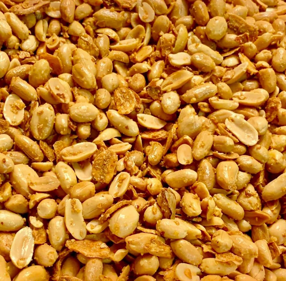 Homemade Garlic Peanuts - Etsy