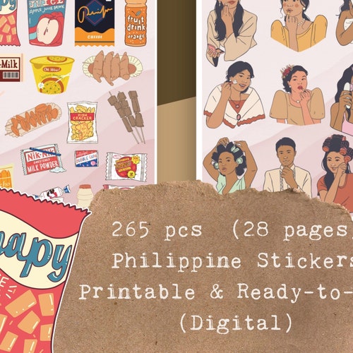 265 DIGITAL Philippine Sticker Pack Pinoy Stickers - Etsy