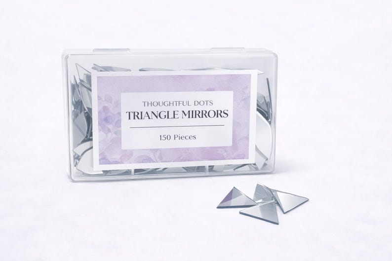 150pcs Mirrors Triangle Shaped for Mandala Painting - Etsy
