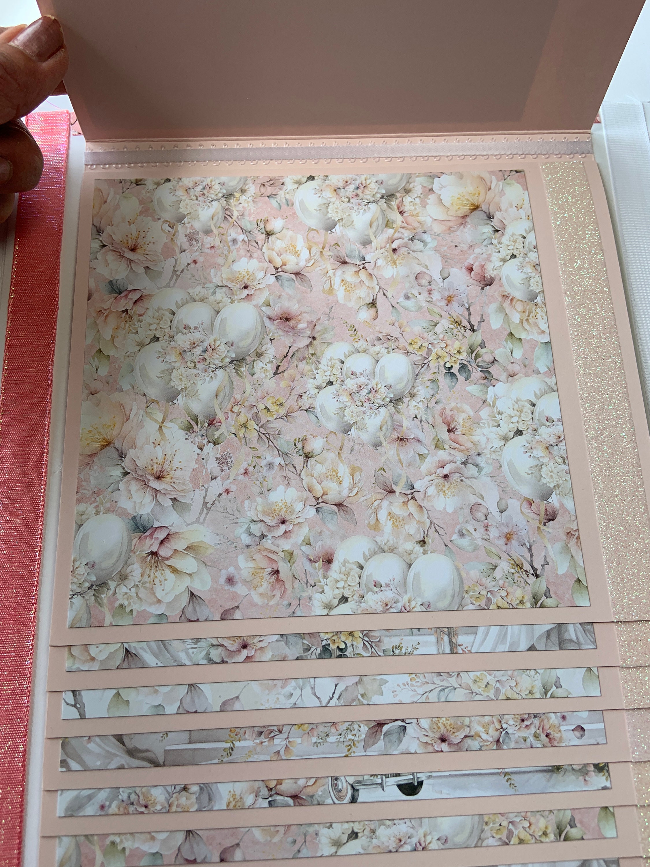 Completed Wedding Scrapbook, Wedding Anniversary Gift, Handmade Wedding ...