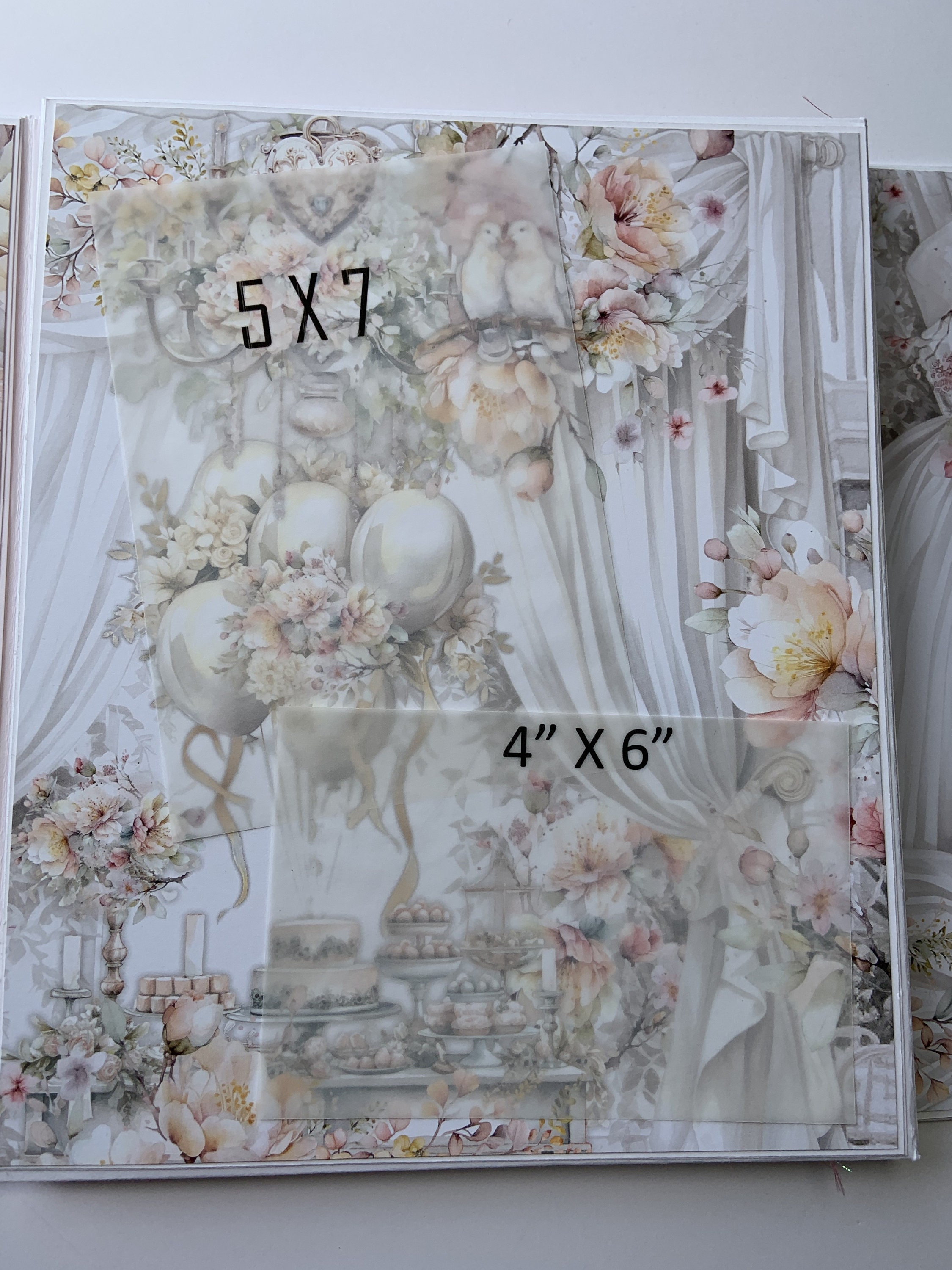 Completed Wedding Scrapbook, Wedding Anniversary Gift, Handmade Wedding ...