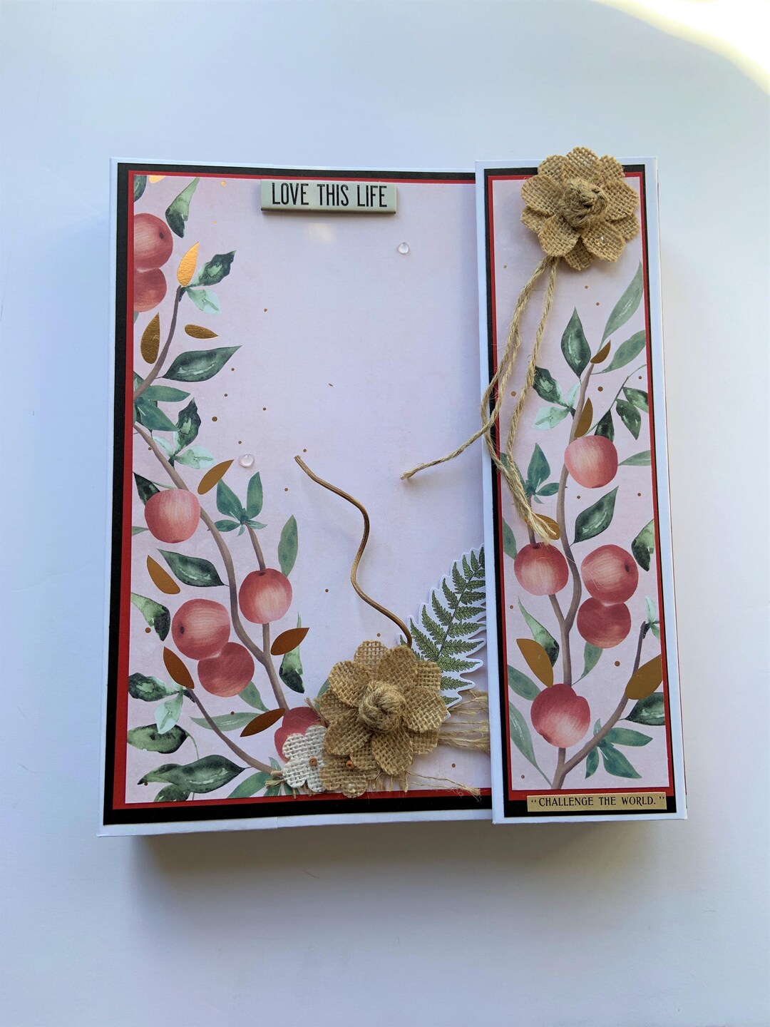 Premade Family Fall Scrapbook Photo Album, Unique Birthday and ...
