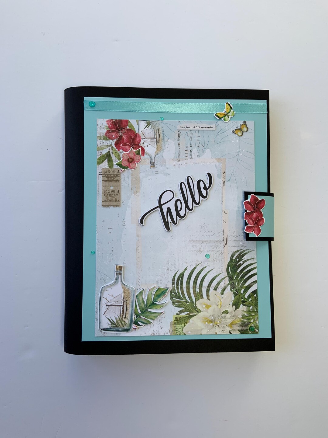 Handmade Coloring Scrapbook, Scrapbook Journal, Unique Birthday ...