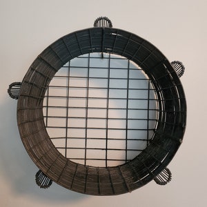 Wirework Basket Planter Basket Industrial Rack Garden Stand Plant Stand ...