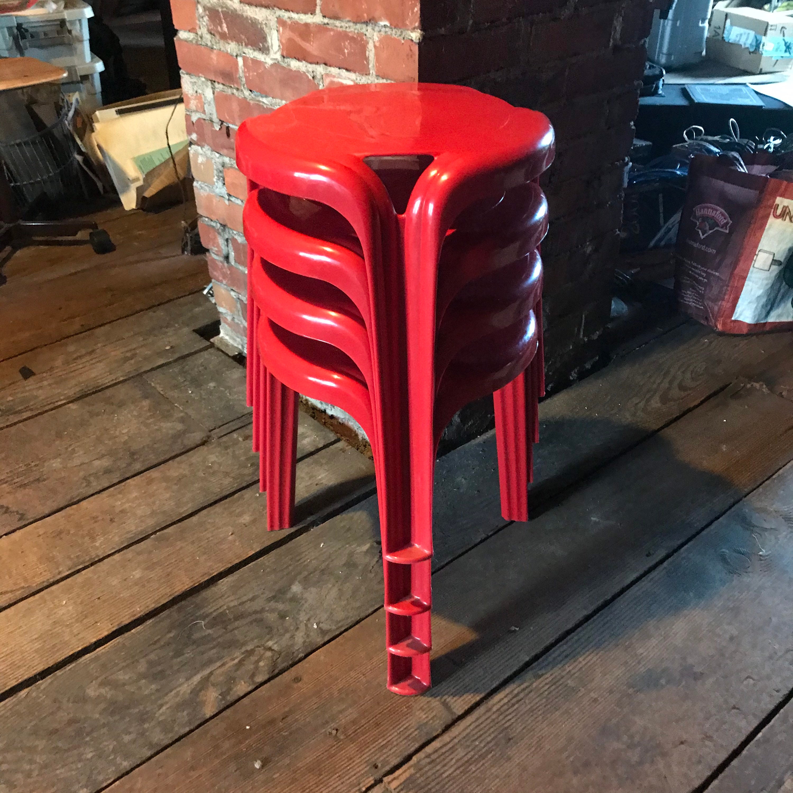 Vintage French Stools Mid Century French Stools Ligne Roset Henry ...