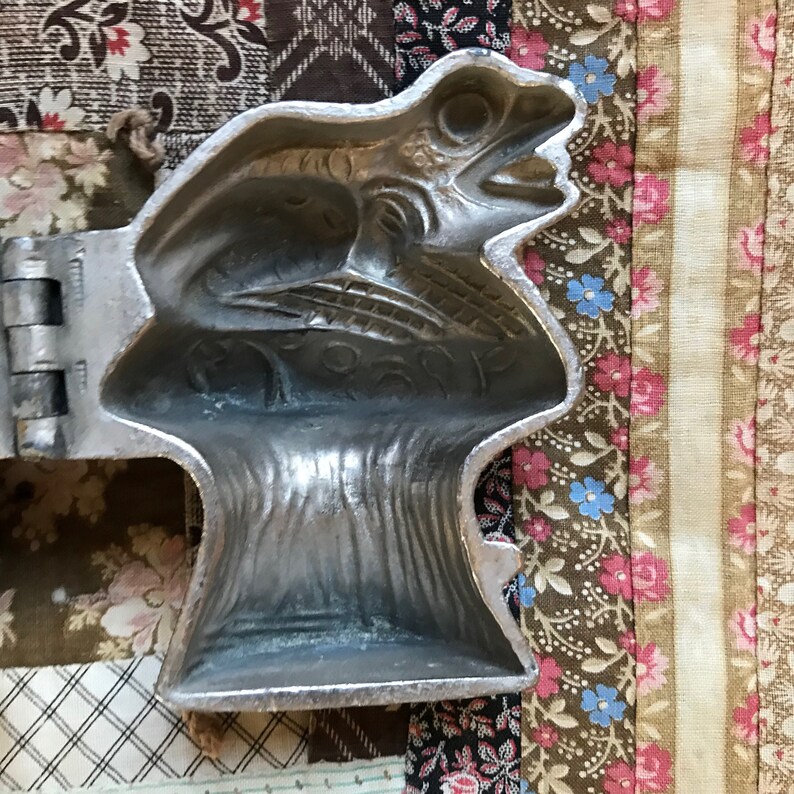 Rare Antique Ice Cream Mold Mushroom Frog Mold Primitive - Etsy