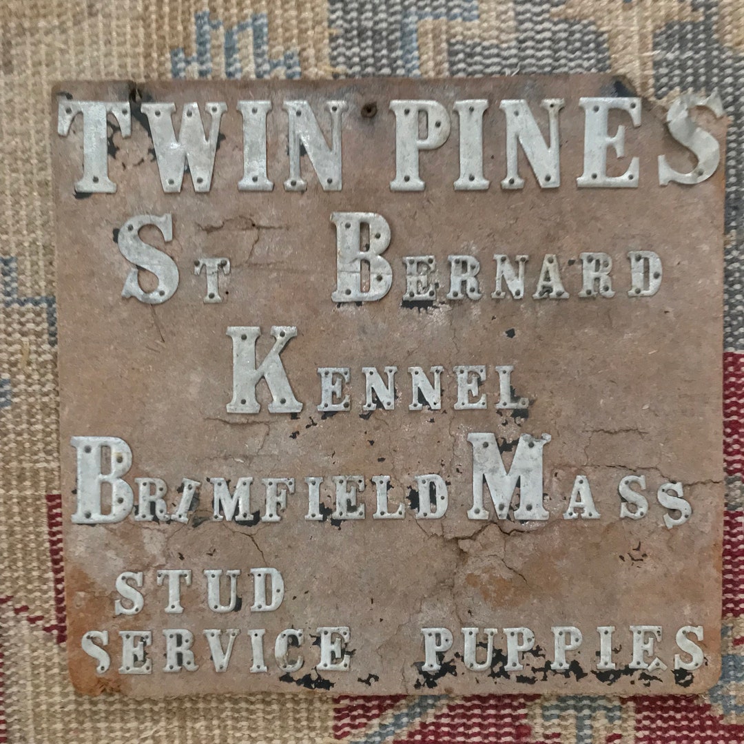 Antique Dog Sign Mid Century Dog Sign Wood Sign Sign Folk Art Sign New ...