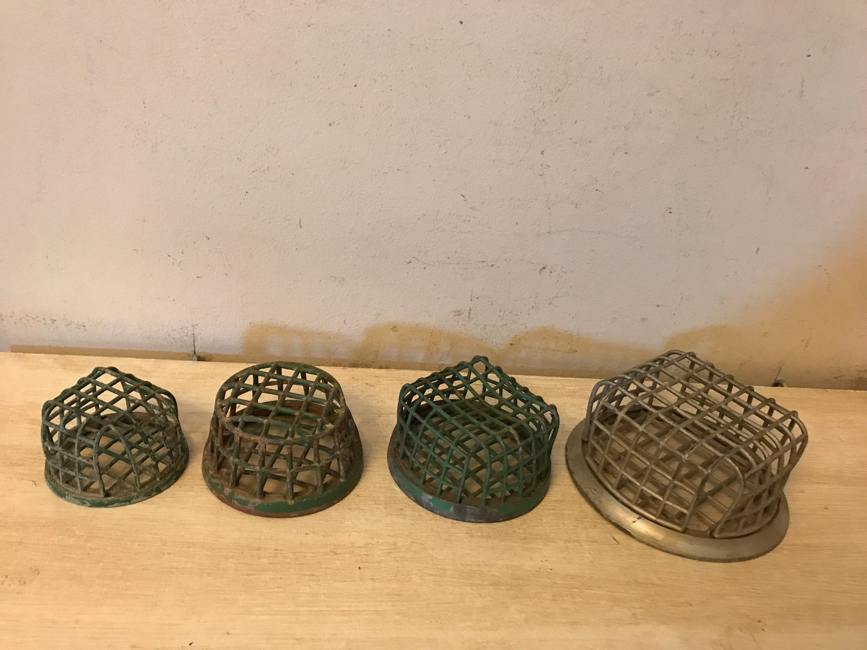 Antique Flower Frog Industrial Flower Frogs Metal Cage Tower Wire ...