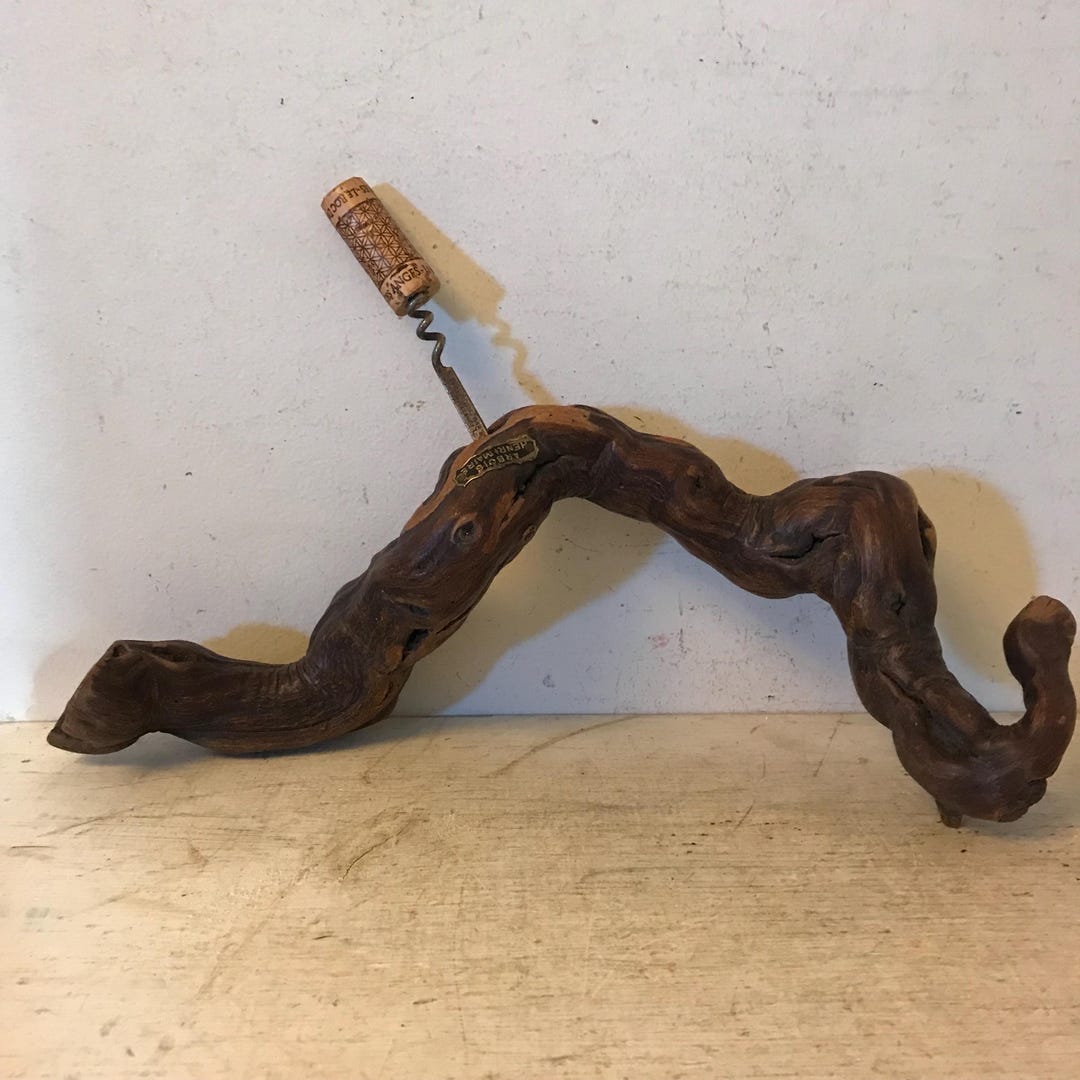 Antique French Corkscrew Ancient Grape Vine Old Vine Wine French ...
