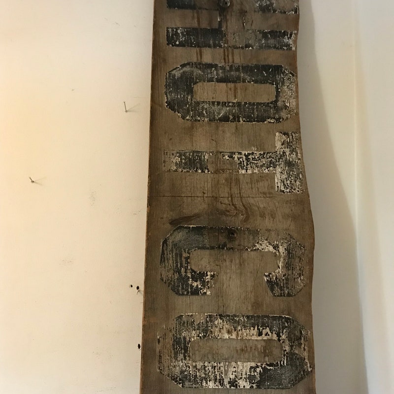 Antique Wooden Sign - Etsy