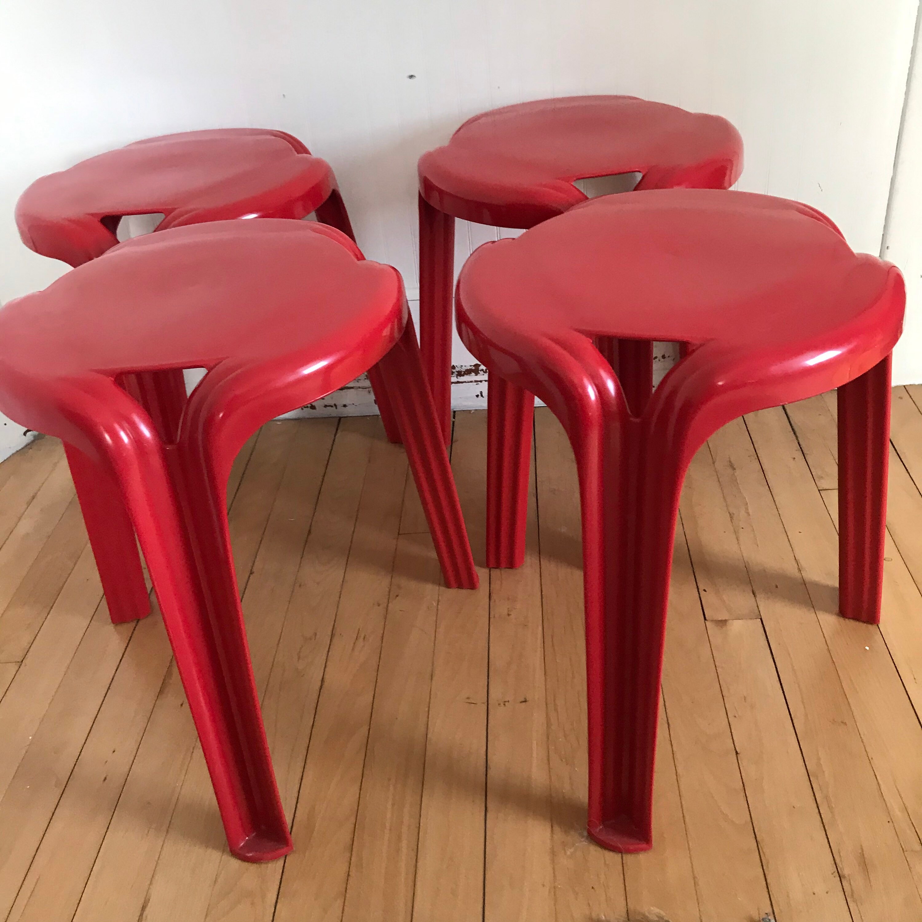 Vintage French Stools Mid Century French Stools Ligne Roset Henry ...