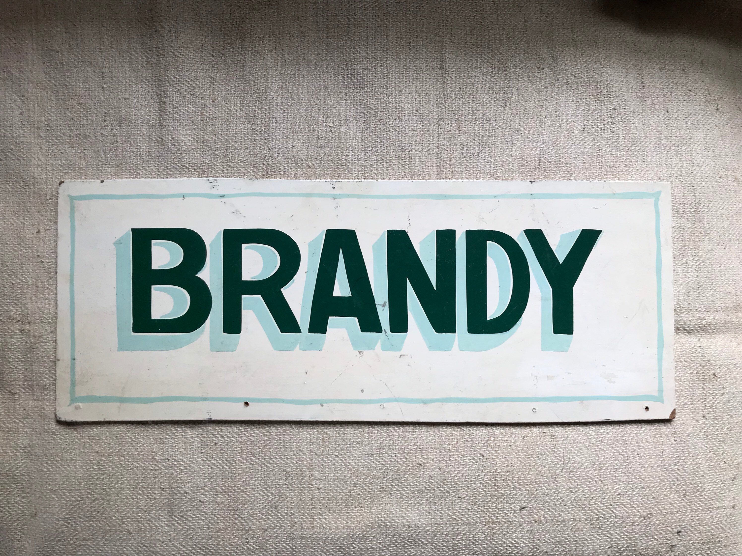 Antique French Brandy Sign Liquor Beverage Wine FRENCH Winery Cocktail ...