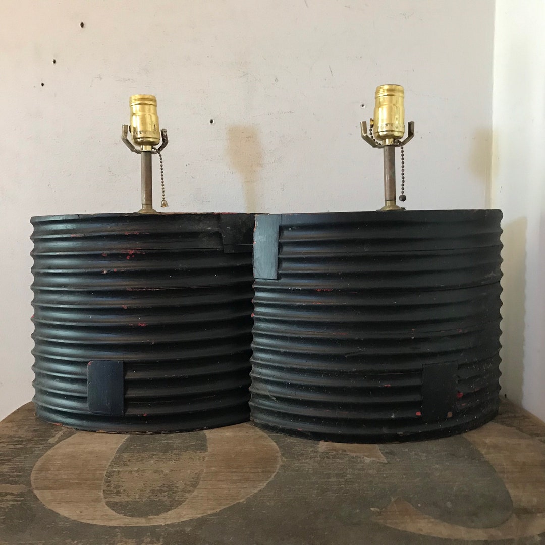 Antique Industrial Lamps Wood Molds Gears Architectural Warehouse ...