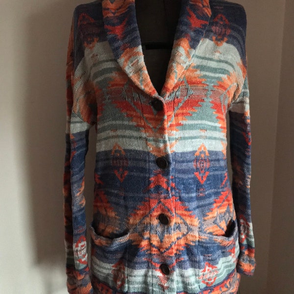 Ralph Lauren Native American Cardigan - Etsy
