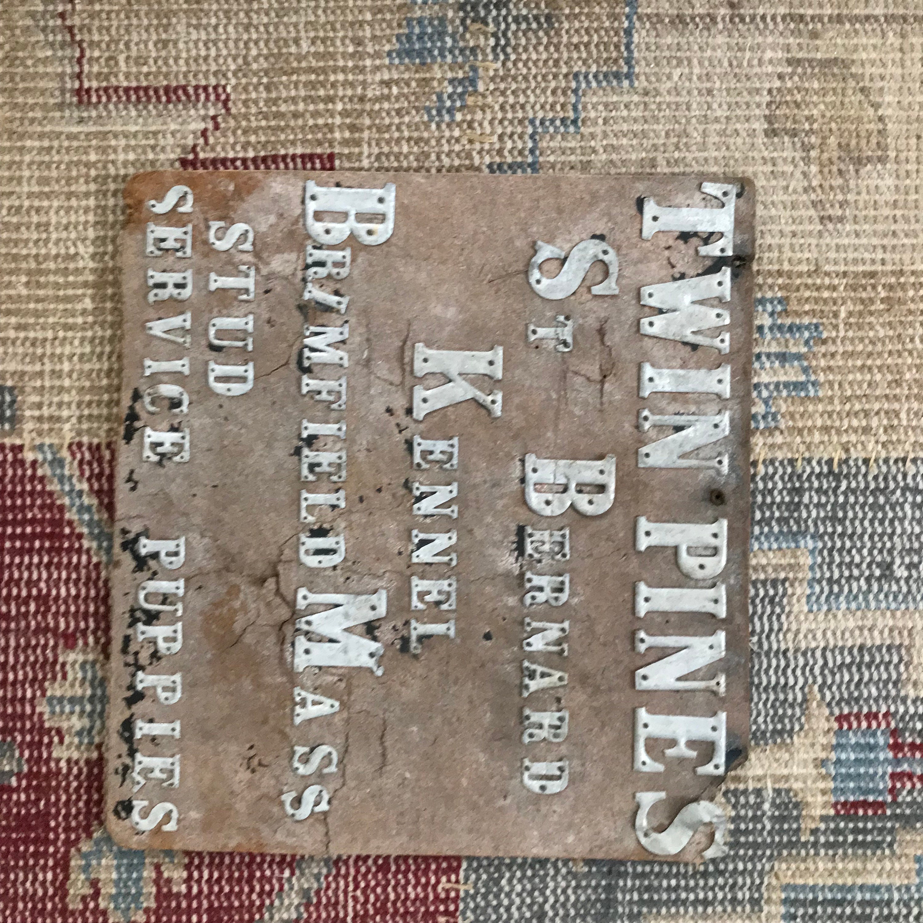 Antique Dog Sign Mid Century Dog Sign Wood Sign Sign Folk Art - Etsy