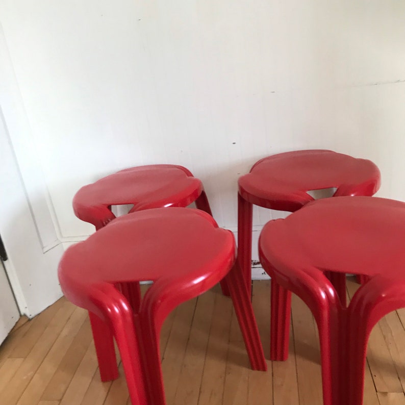 Vintage French Stools Mid Century French Stools Ligne Roset Henry ...