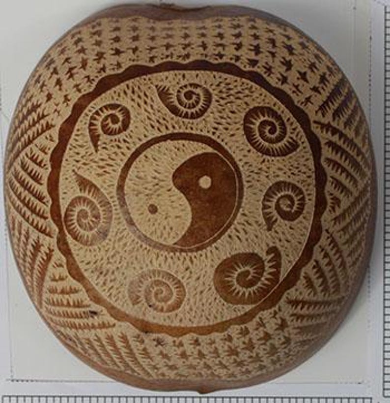 Hand-carved Gourd (calabash) Bowls - Etsy