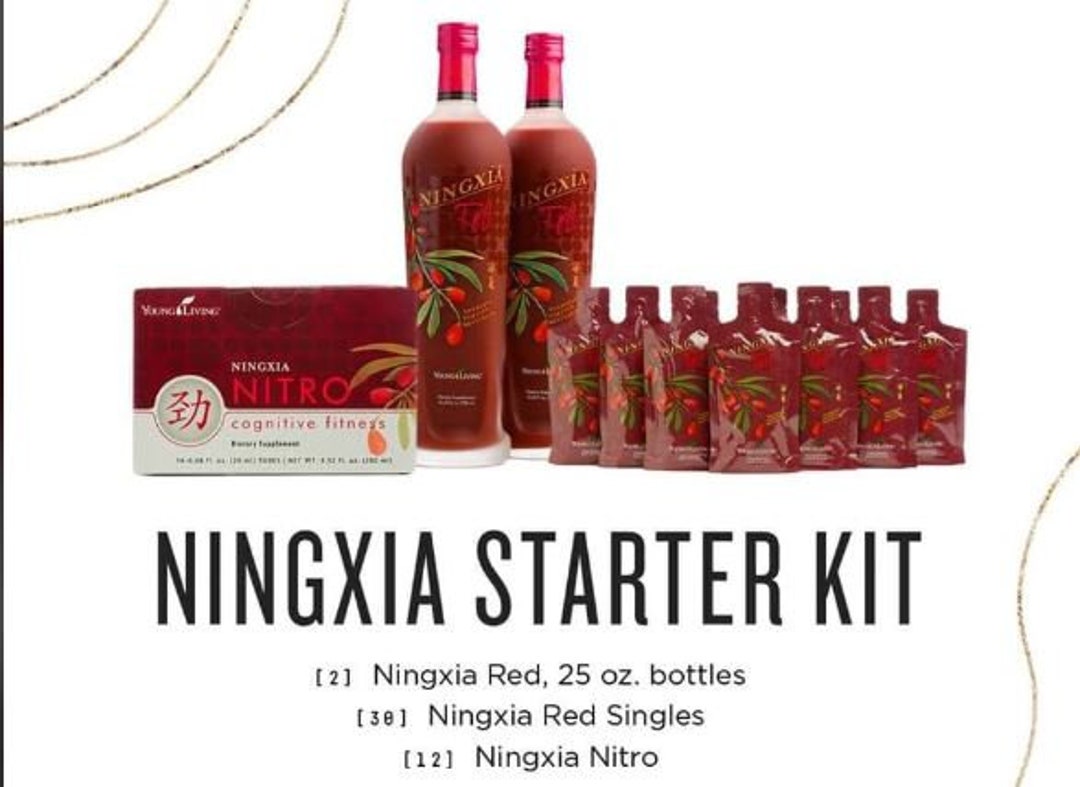 Young Living Ningxia 2 Bottles, 1 Nitro, and 30pcs 2oz Ningxia New ...
