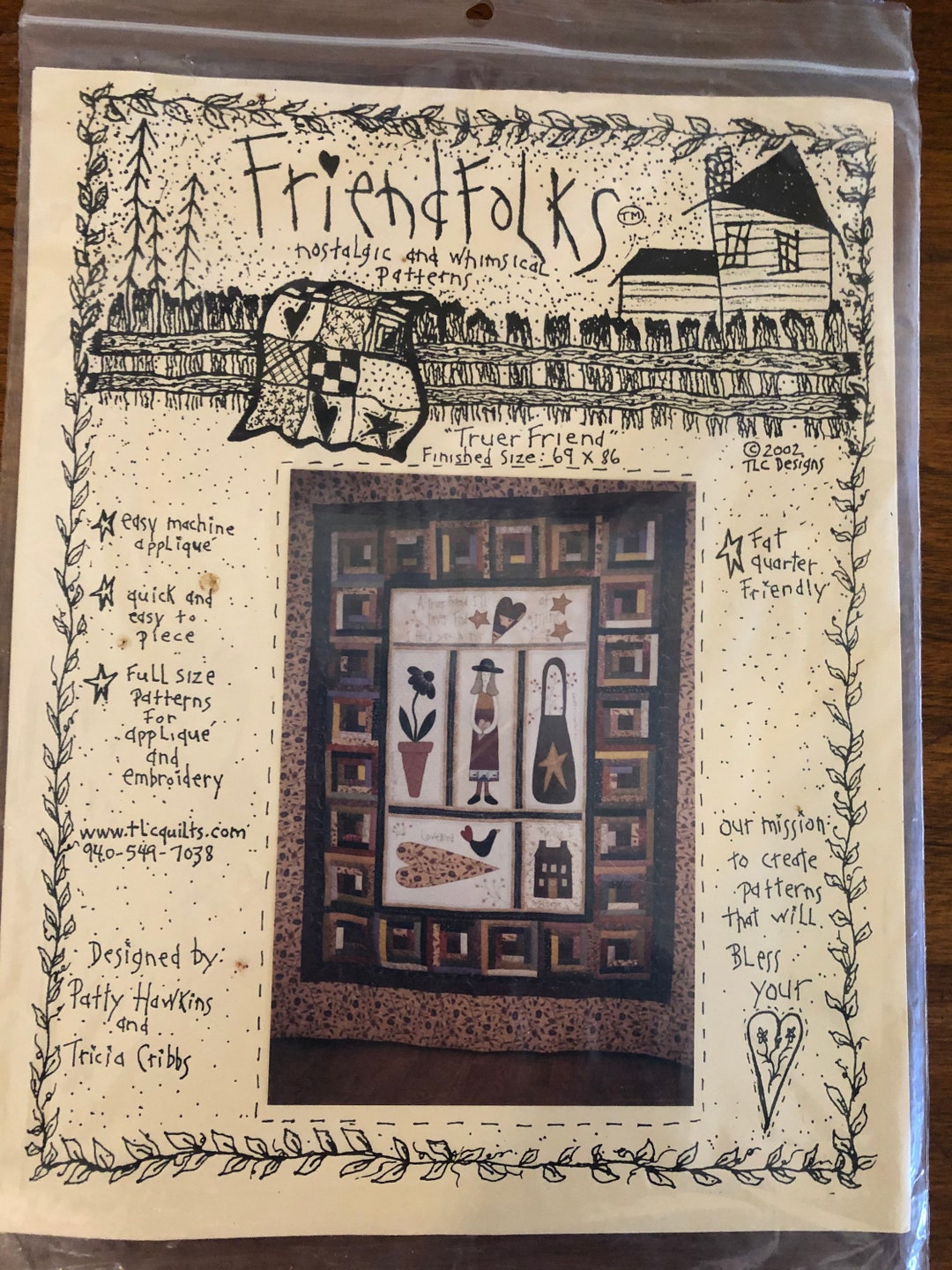 Friendfolks truer Friends Applique and Pieced - Etsy