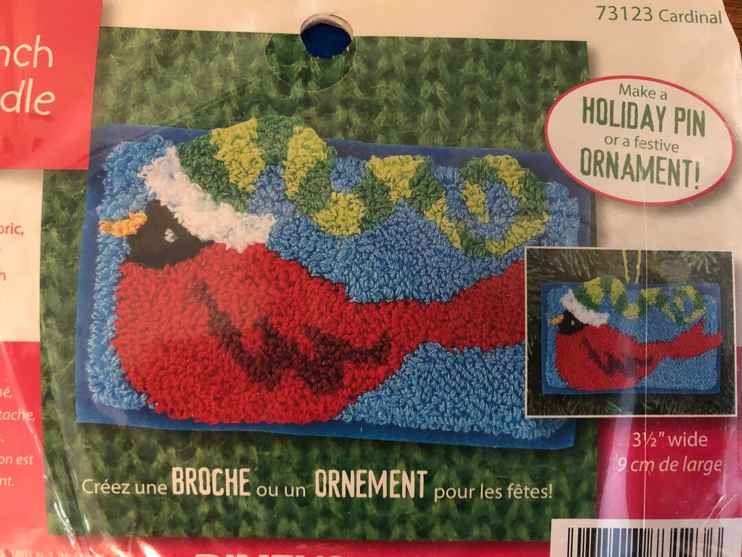 Dimensions Needle Punch Kit- Make a Holiday Pin or Ornament - #73123 ...